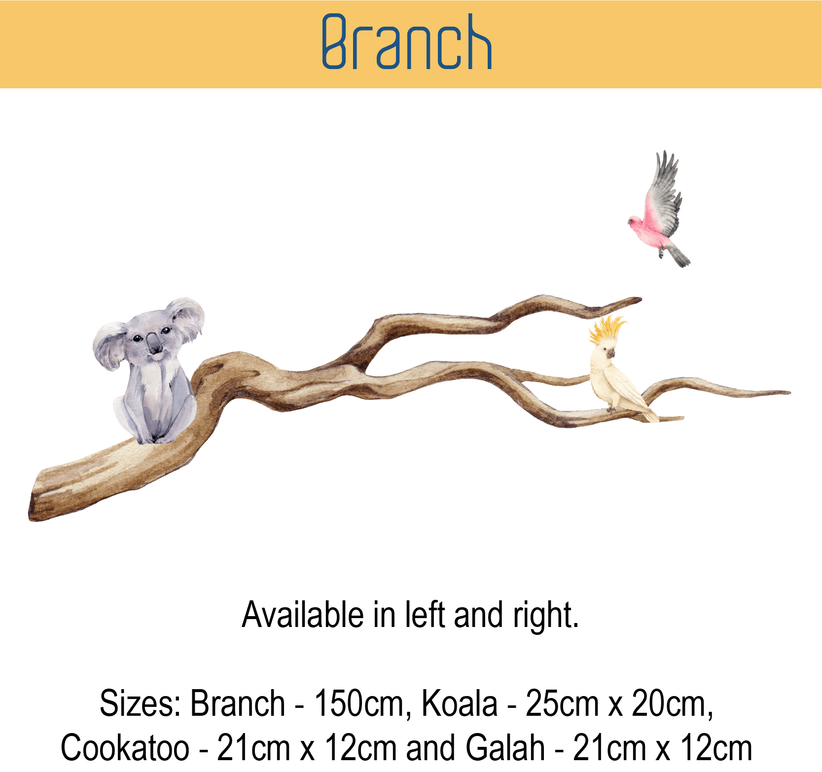 Branch Wall Sticker Decals -Artisan Wallstickers shop now