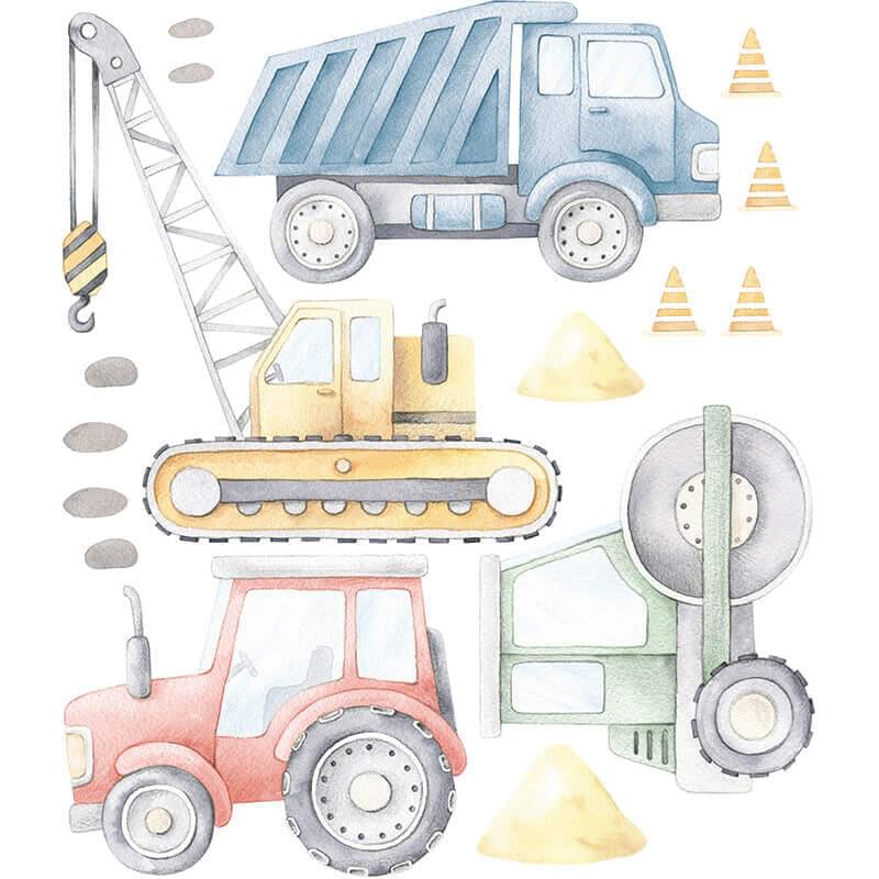 Construction Wall Sticker Decals | Artisan Wallstickers