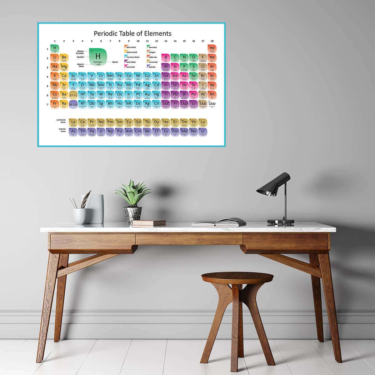 Periodic Table of Elements Wall Sticker -Artisan Wallstickers shop now